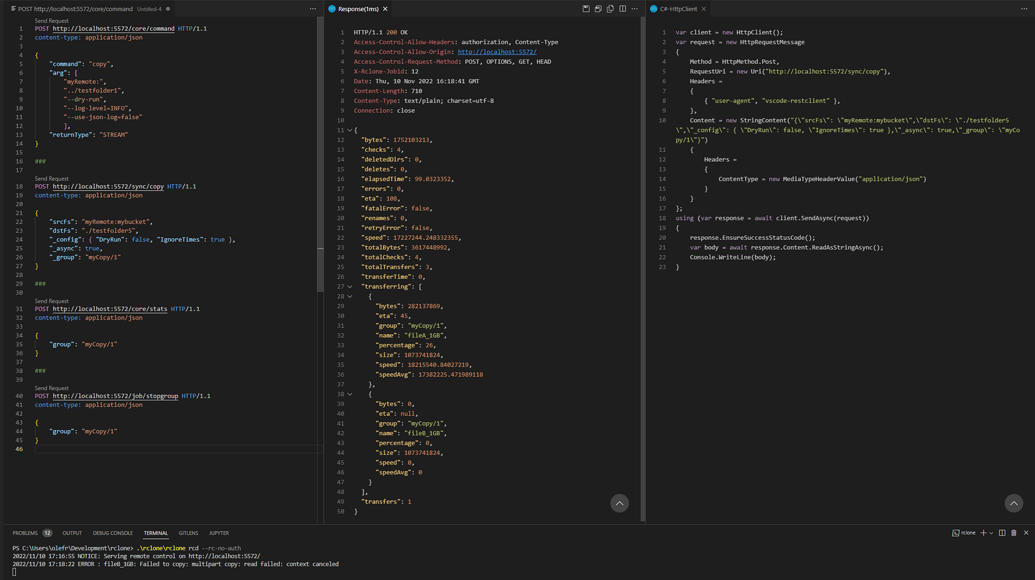 C# code for rclone copy - Help and Support - rclone forum