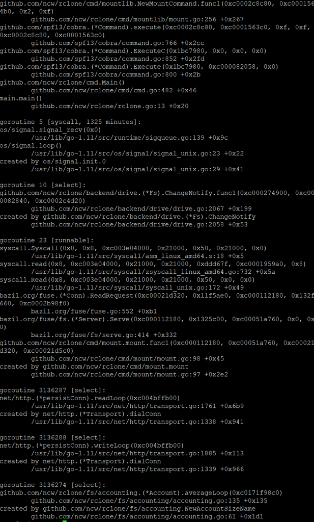 Rclone Gdrive mount unmounting on new VPS - Help and Support - rclone forum