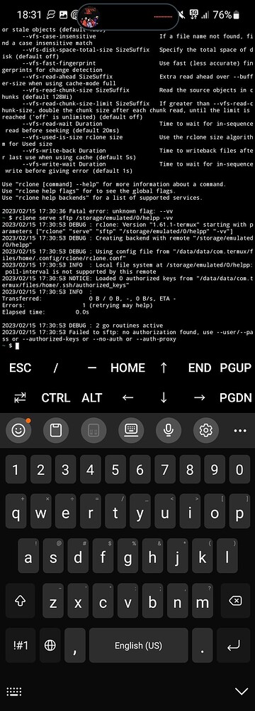 Rcx android and Rclone sync crypt between each other but cant see the ...